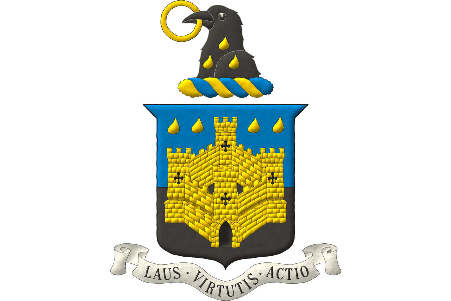The arms of Seth Rawson – Salmeron Heraldry